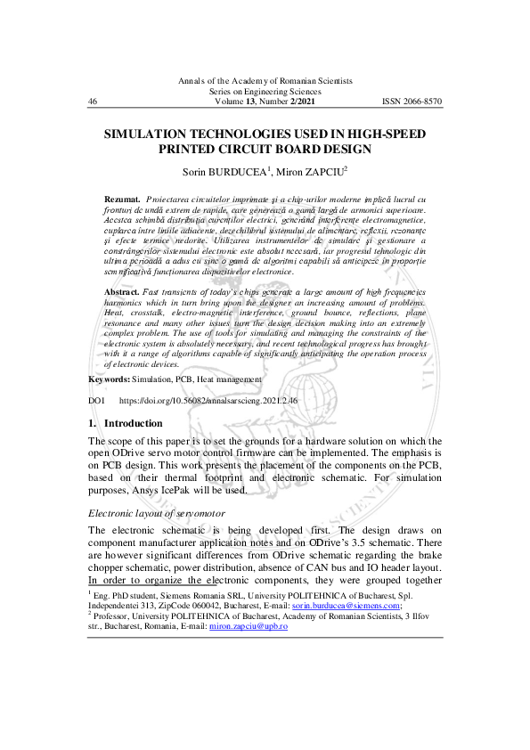 (PDF) Simulation Technologies Used in High-Speed Printed Circuit Board ... (PDF) Simulation Technologies Used in High-Speed Printed Circuit Board ...