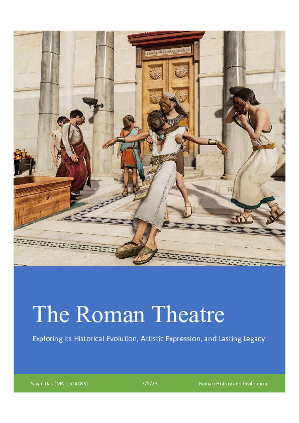 (DOC) The Roman Theatre