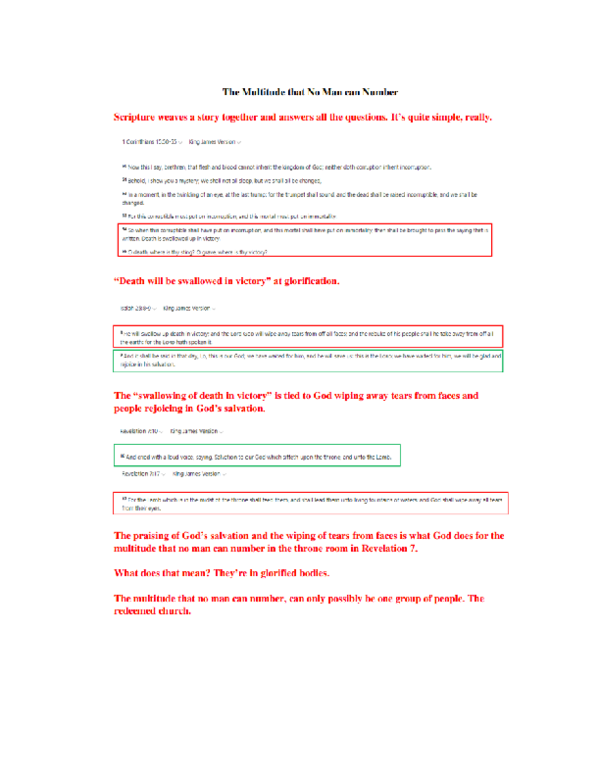 (PDF) Who is the Multitude that No Man Can Number from Revelation 7?