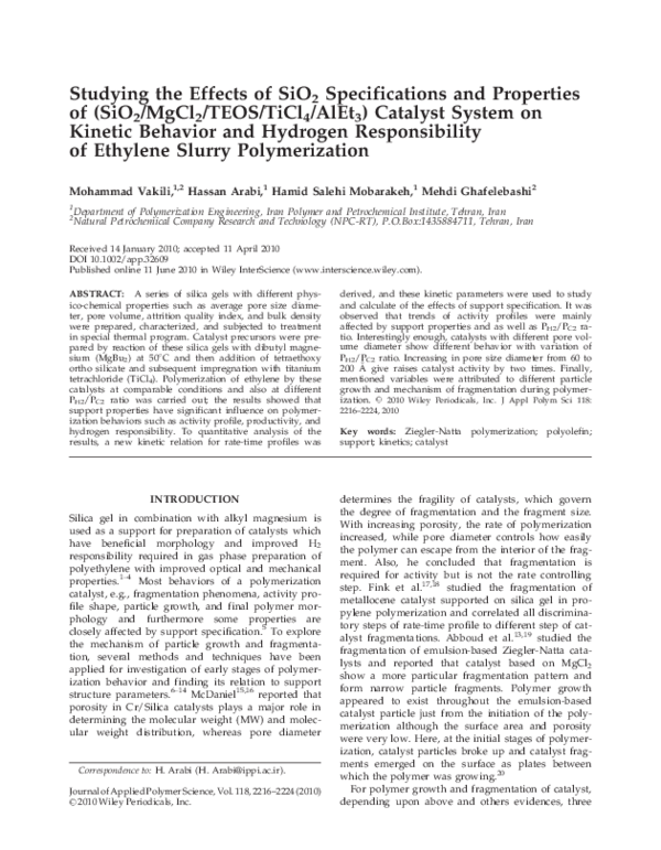 (PDF) Studying the effects of SiO2 specifications and properties of (SiO2/MgCl2/TEOS/TiCl4/AlEt3 ...