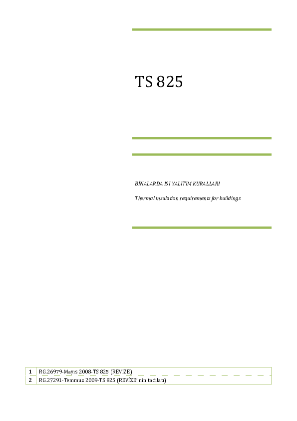 (PDF) TS 825-2008-İPTAL OLAN -BİNALARDA ISI YALITIM KURALLARI