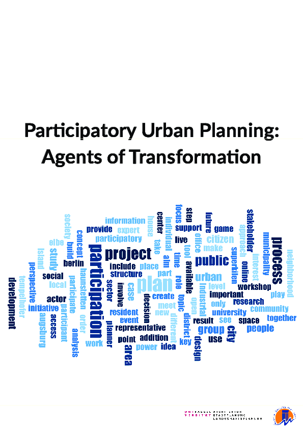 (PDF) Participatory Urban Planning: Agents of Transformation