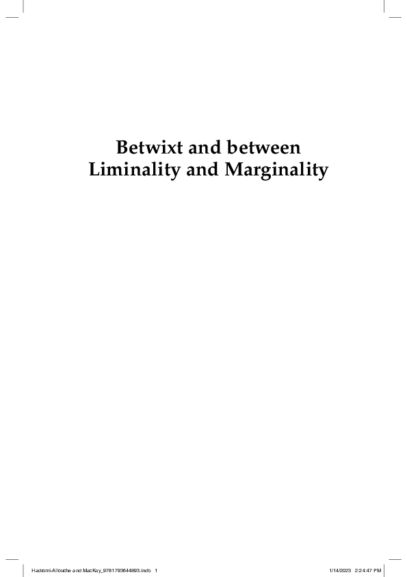 (PDF) Liminal space and liminal place: the medieval church porch.