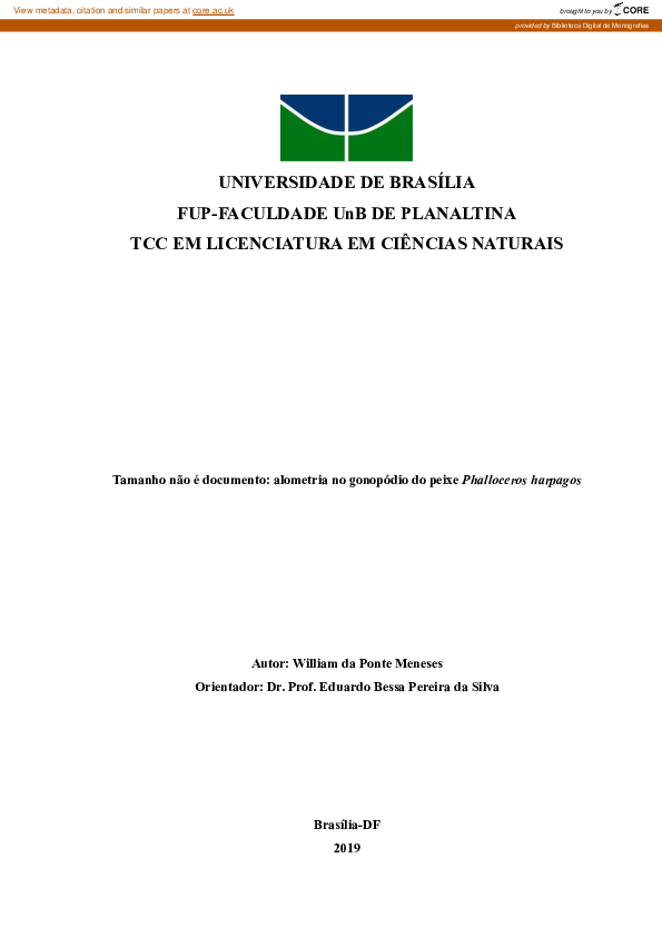 (PDF) Tamanho não é documento : alometria no gonopódio do peixe ...