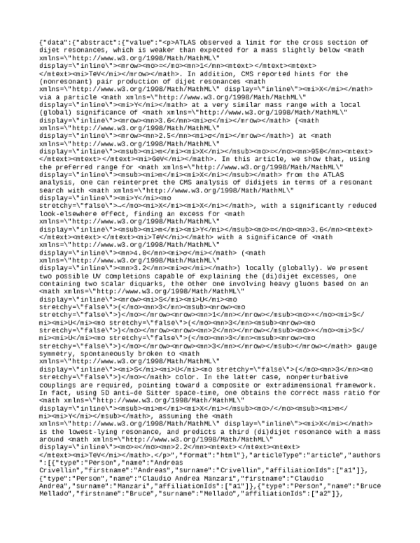 Consistency and interpretation of the LHC dijet excesses | Bruce ...