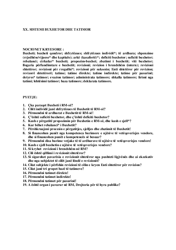 (PDF) Sistemi Buxhetor Dhe Tatimor