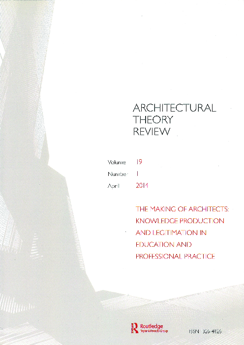 (PDF) Architectural Theory Review—The Making of Architects: Knowledge ...