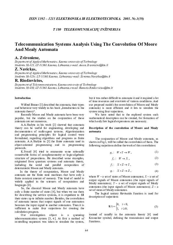 (PDF) Modeling Infinite Queue Telecom Systems