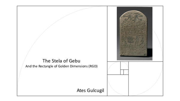 (PDF) Stela of Gebu and the Rectangle of Golden Dimensions
