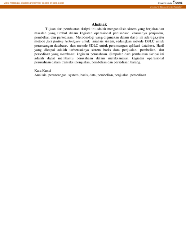 (PDF) Analisis Dan Perancangan Sistem Basis Data Penjualan, Pembelian ...