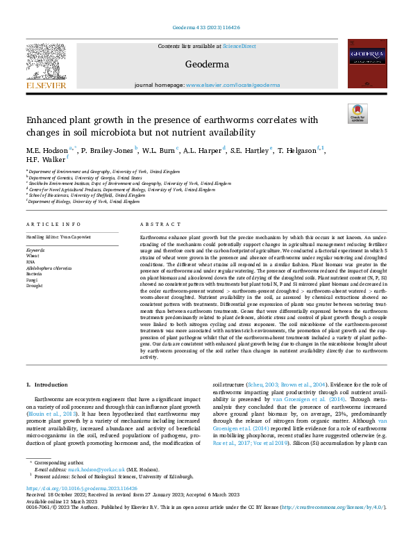 (PDF) Hodson et al (2023) Geoderma