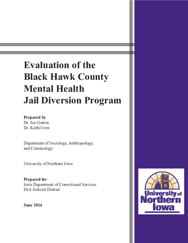 (PDF) Evaluation of the Black Hawk County Mental Health Jail Diversion ...