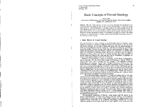 (PDF) The basic tools of formal ontology