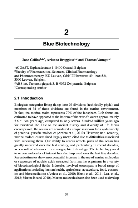(PDF) Blue Biotechnology