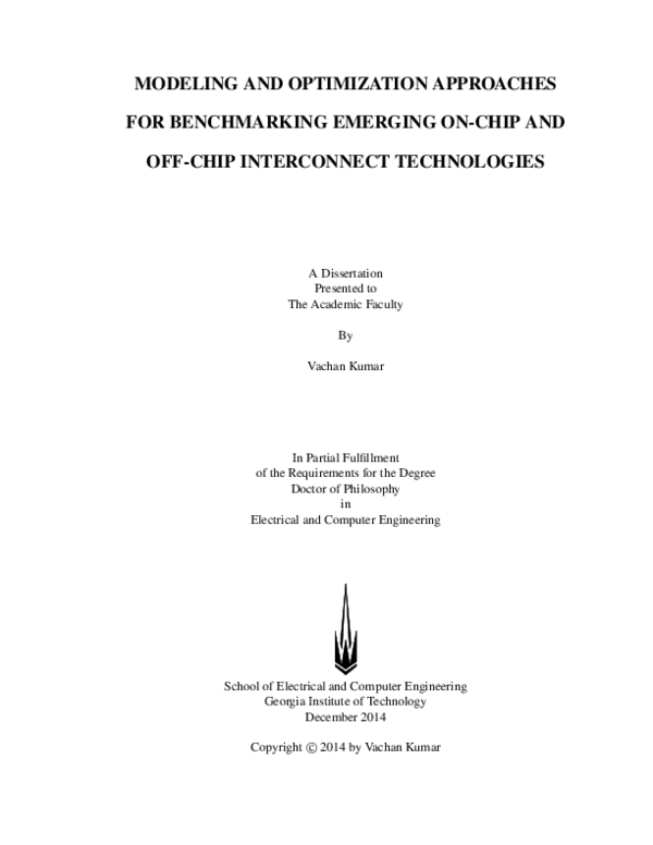 (PDF) Modeling and optimization approaches for benchmarking emerging on-chip and off-chip ...