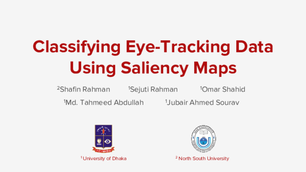 (PDF) Classifying Eye-Tracking Data Using Saliency Maps