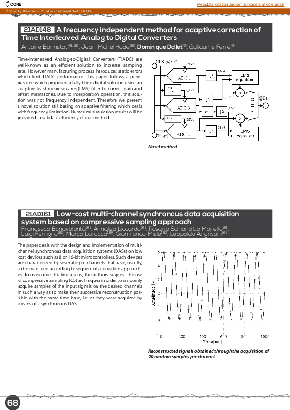 (PDF) Low-cost multi-channel synchronous data acquisition system based on compressive sampling ...