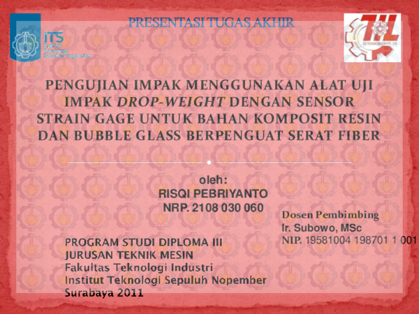 (PDF) Pengujian Impak Menggunakan Alat Uji Impak Drop-Weight Dengan ...