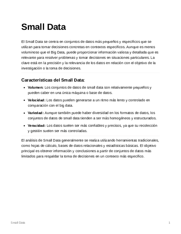 (PDF) Small Data