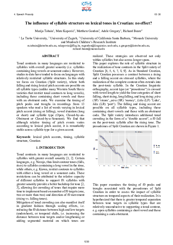(PDF) Tabain, Marija, Mate Kapović, Matthew Gordon, Adele Gregory ...
