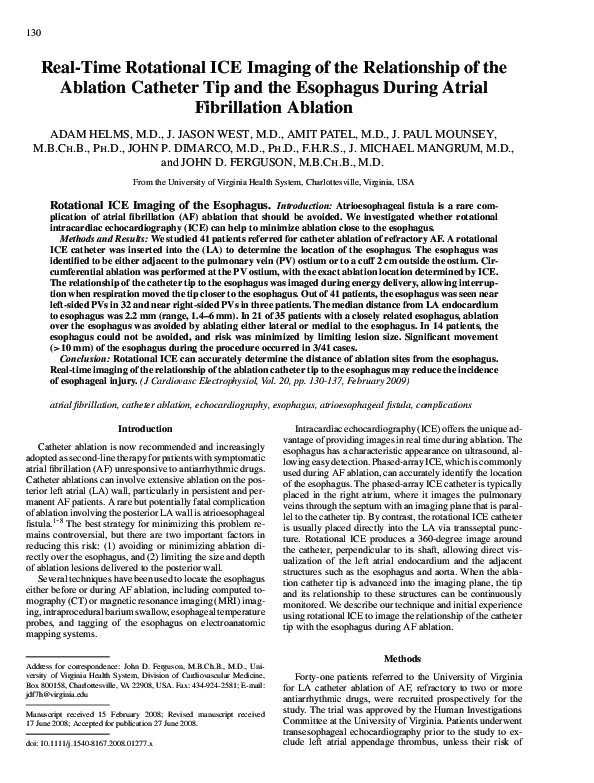 (PDF) Real-Time Rotational ICE Imaging of the Relationship of the ...
