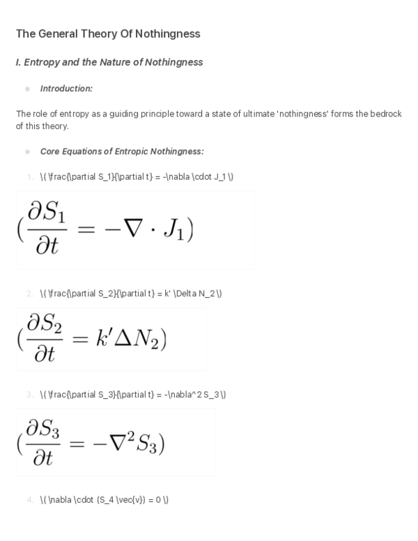 (PDF) The General Theory Of Nothingness
