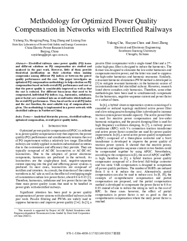(PDF) Methodology for optimized power quality compensation in networks ...