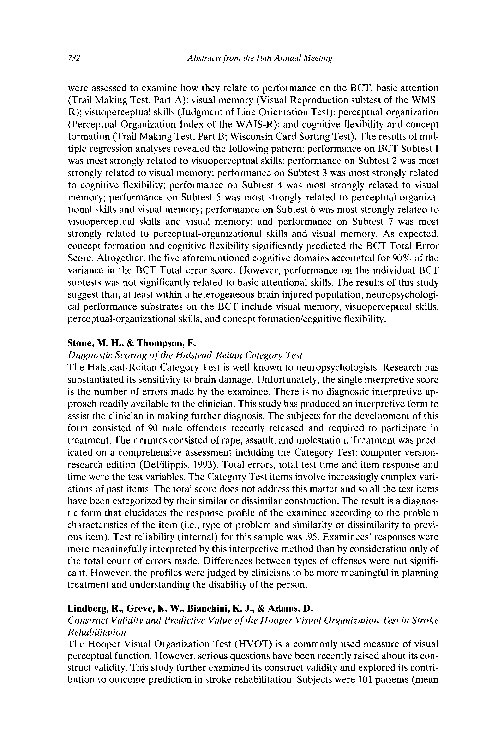 (PDF) Construct Validity and Predictive Value of the Hooper Visual ...
