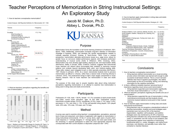 (PDF) Teacher Perceptions of Memorization in String Instructional ...