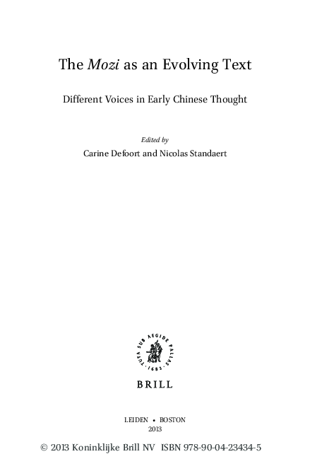 (PDF) 6. From “Elevate the Worthy” to “Intimacy with Officers” in the Mozi