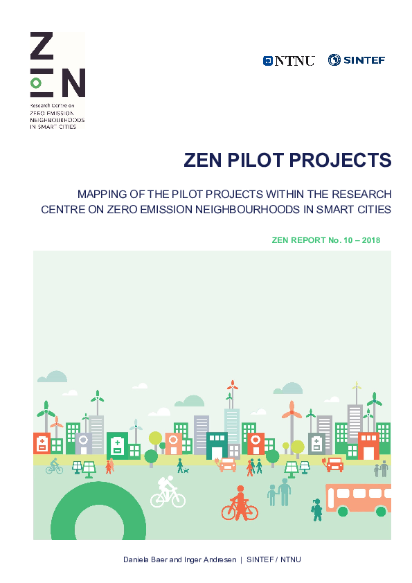 (PDF) ZEN PILOT PROJECTS. Mapping of the pilot projects within the ...