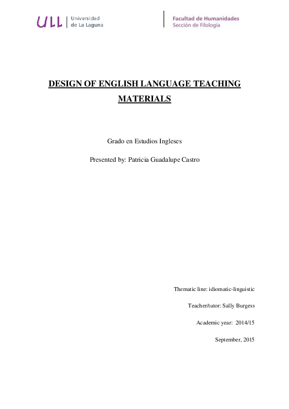 (PDF) DESIGN+OF+ENGLISH+LANGUAGE+TEACHING+MATERIALS