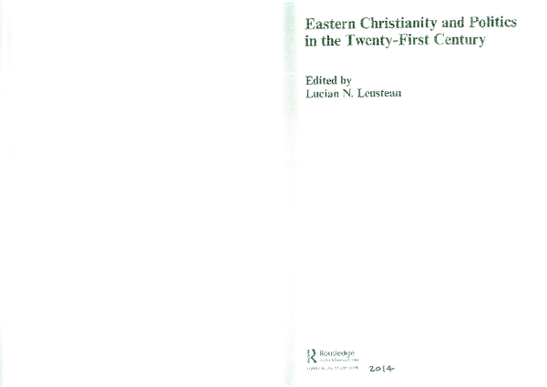 (PDF) Hratch Tchiligirian, "The Armenian Apostolic Church (post-Soviet ...
