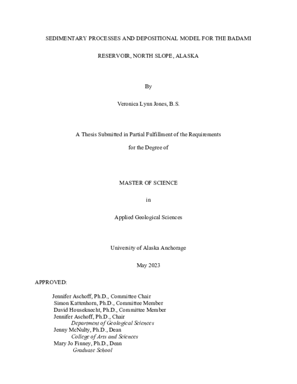 (PDF) SEDIMENTARY PROCESSES AND DEPOSITIONAL MODEL FOR THE BADAMI ...