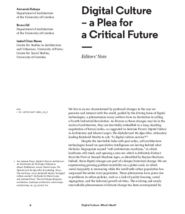(PDF) Digital Culture