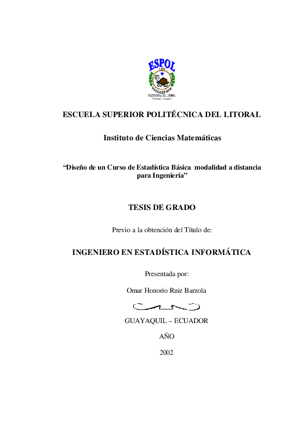 (PDF) Diseño De Un Curso De Estadística Básica Modalidad A Distancia ...