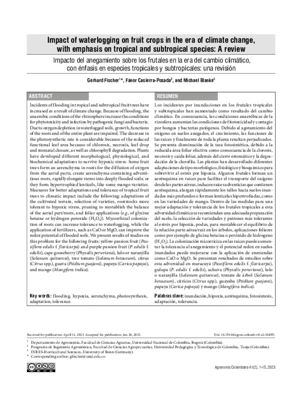 (PDF) Impact of waterlogging on fruit crops in the era of climate ...