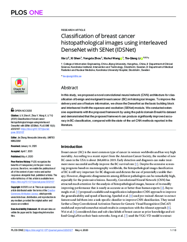 Pdf Classification Of Breast Cancer Histopathology Images Using Texture Feature Analysis