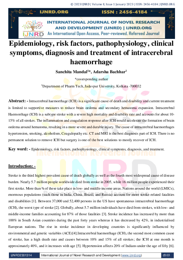(PDF) Epidemiology, risk factors, pathophysiology, clinical symptoms, diagnosis and treatment of ...