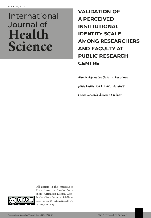 (PDF) Validation of a Perceived Institutional Identity Scale Among ...