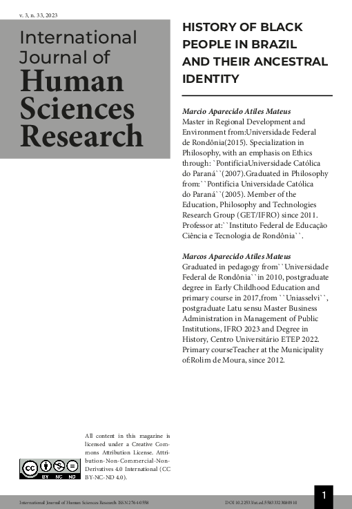 (PDF) HISTORY OF BLACK PEOPLE IN BRAZIL AND THEIR ANCESTRAL IDENTITY ...