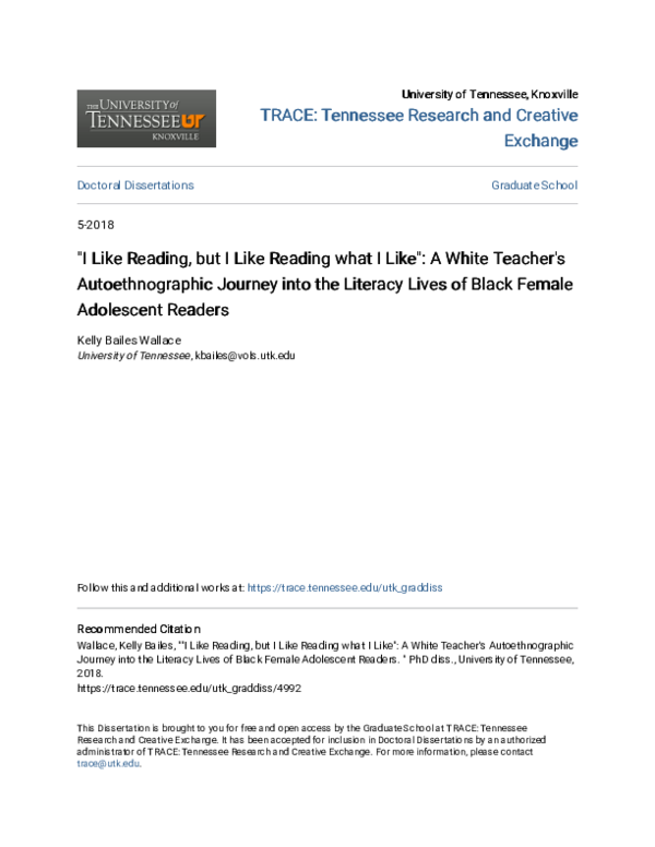 (PDF) I Like Reading but I Like Reading what I
