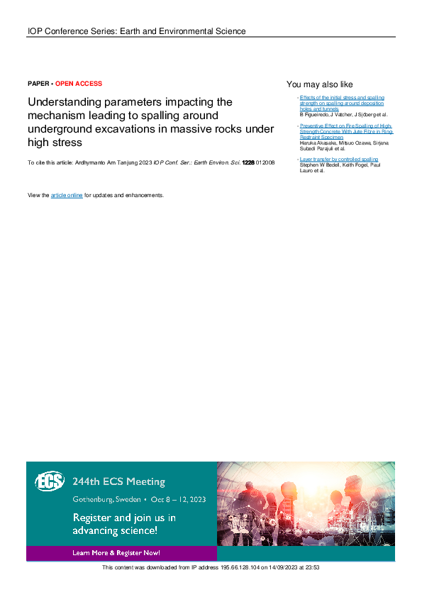 (PDF) Understanding parameters impacting the mechanism leading to ...