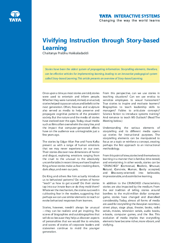 (PDF) Vivifying-Instruction-through-Story-based-Learning