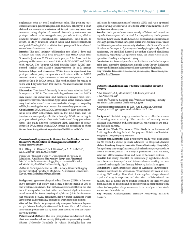 (PDF) Conventional Laparoscopic Nissen Fundoplication versus Rossetti’s ...