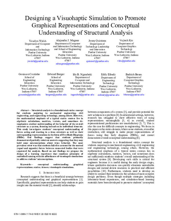 (PDF) Designing a Visuohaptic Simulation to Promote Graphical Representations and Conceptual ...