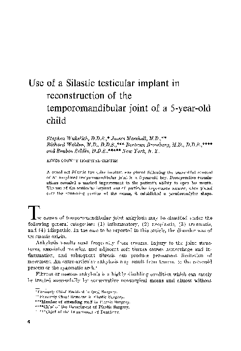 (PDF) Use of a Silastic testicular implant in reconstruction of the ...