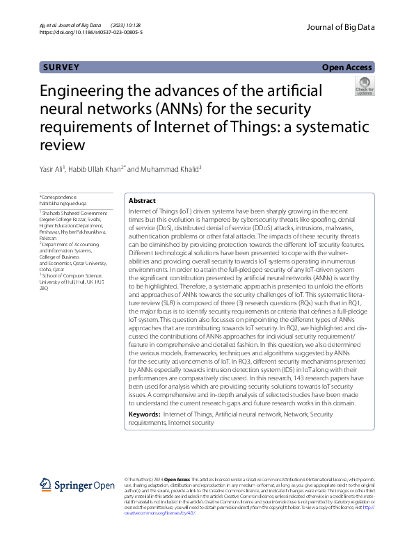 (PDF) Engineering the Advances of the Artificial Neural Networks(ANNs) for the security ...