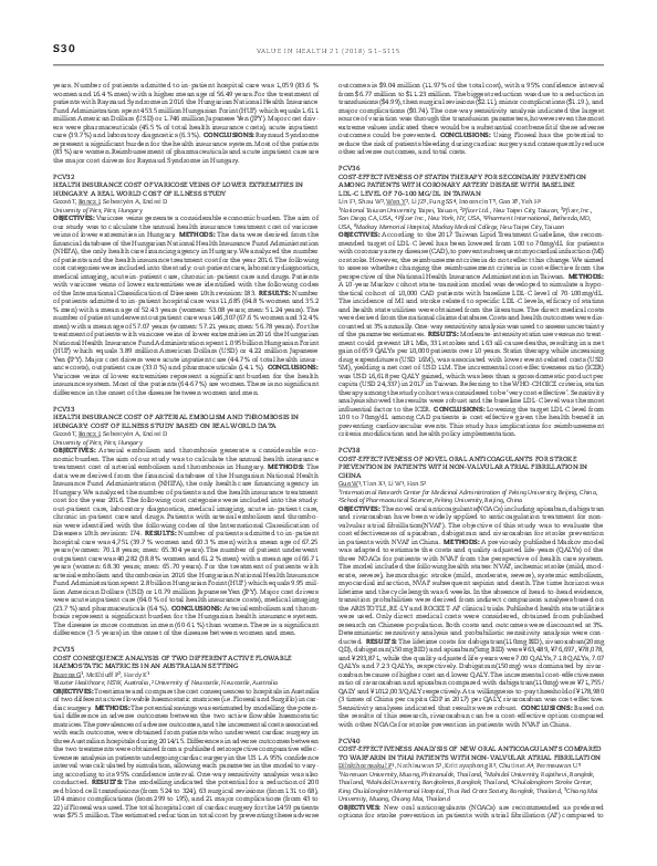 (PDF) Cost-Effectiveness Analysis of New Oral Anticoagulants Compared ...