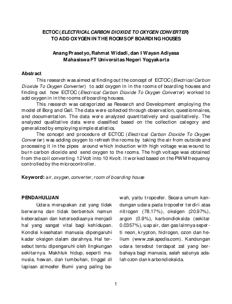 (PDF) Ectoc (Electrical Carbon Dioxide to Oxygen Converter) to Add ...